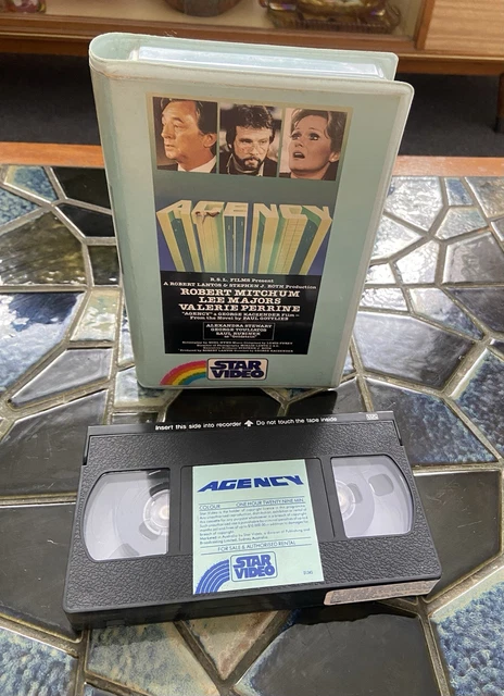 AGENCY BIG BOX VHS Ex-Rental Star Video VHS Video Tape Ex Rental RARE ...