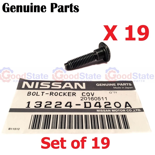 GENUINE NISSAN PATROL Y60 GQ RB30 S Camshaft Rocker Cover Screw Bolt ...