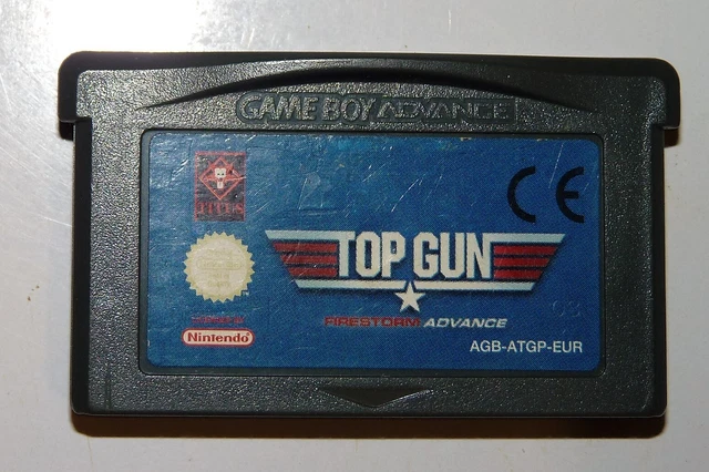 ANCIEN JEU GAME BOY ADVANCE TOP GUN FIRESTORM ADVANCE GAMEBOY AGB EUR 🎮 ...
