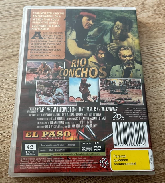 RIO CONCHOS (DVD, 1964) Richard Boone $9.00 - PicClick AU