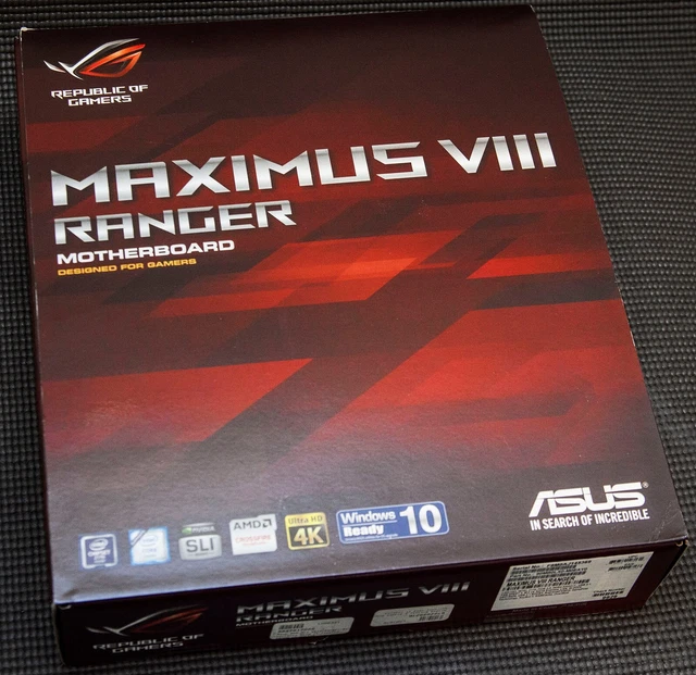 ASUS MAXIMUS VIII RANGER Intel LGA1151 ATX Motherboard Z170 *BOXED ...
