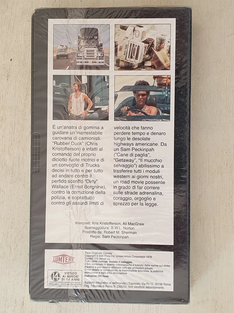 VHS SEALED CONVOY con KRIS KRISTOFFERSON ALI MacGRAW EUR 5,90 - PicClick IT