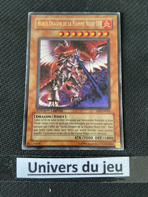 YU-GI-OH! HORUS DRAGON de la Flamme Noire LV8 EEN-FRSE1 EUR 49,90 - PicClick IT