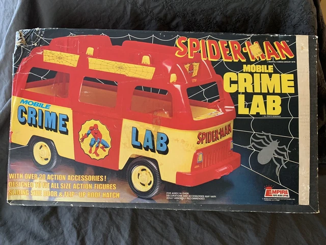 MEGO RARE 1978 Vtg Empire Toys SPIDER-MAN MOBILE CRIME LAB Truck Play ...