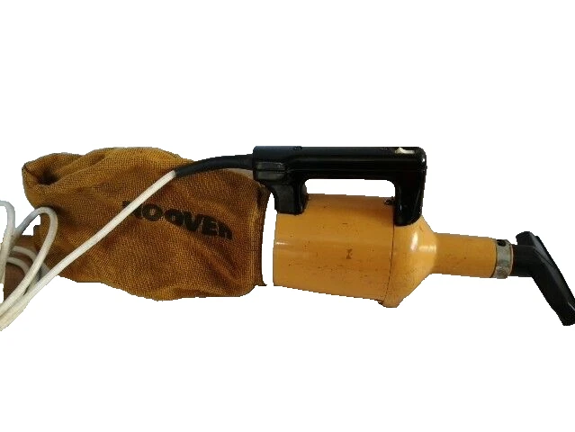 VINTAGE HOOVER HANDHELD Dustette Model 2614C Yellow/Mustard Colour ...