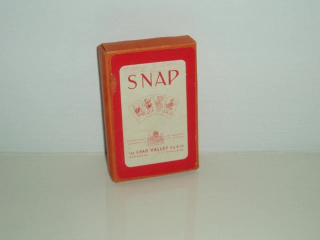 VINTAGE &SNAP& CARD game by Chad Valley. c1950. £14.79 - PicClick UK