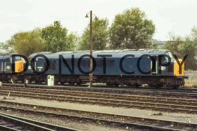 UK DIESEL TRAIN Railway Photograph Of Class 45 45050 Locomotive. Rm45 ...