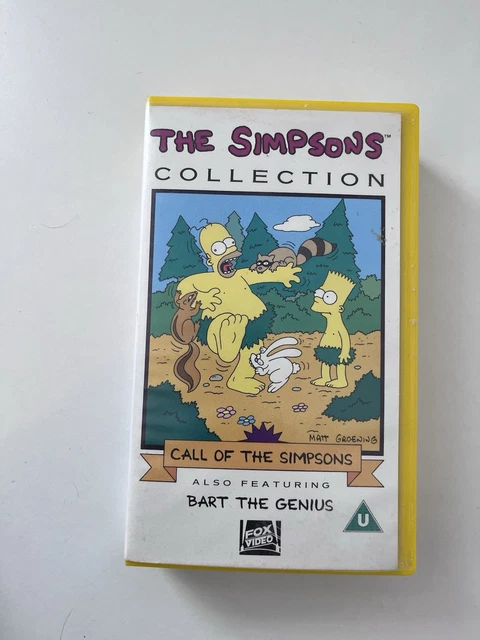 THE SIMPSONS COLLECTION VHS Call of The Simpsons Bart The Genius £5.92 ...