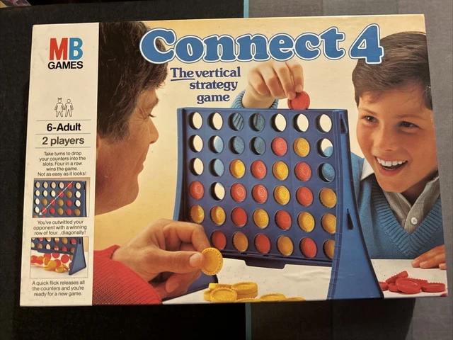 MB GAMES CONNECT 4 1993 Vintage Complete Fast Free P&P £14.99 - PicClick UK