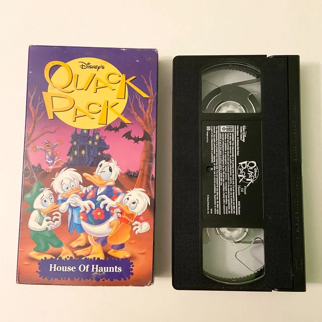 1997 QUACK PACK House of Haunts VHS Animated Disney Donald Duck ...