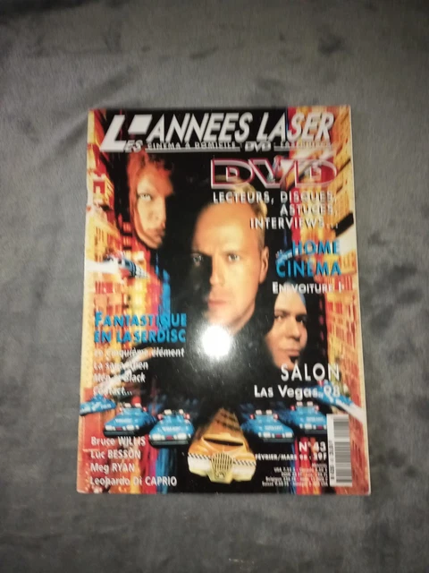 LES ANNÉES LASER n'43 02/1998 Leonardo DiCaprio Bruce Willis Meg Ryan ...