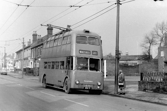 WALSALL TROLLEYBUS NO.871 6x4 Bus Photo EUR 3,78 - PicClick FR