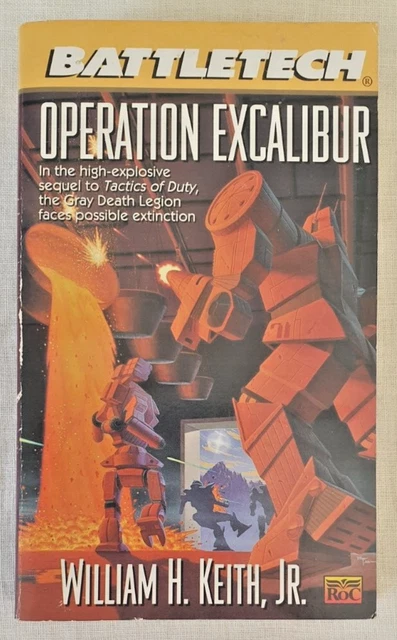 BATTLETECH OPERATION EXCALIBUR by William H. Keith Jr. FASA paperback ...