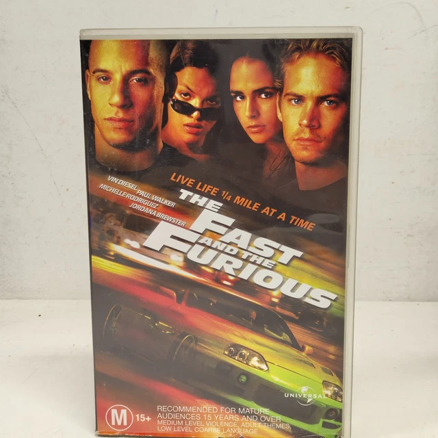 THE FAST AND the Furious - Big Box Ex Rental - VHS Tape $21.50 ...