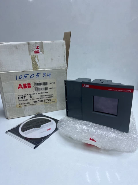 ABB POWER FACTOR Compensator Controller RVT-6 2GCA291720A0050 $865.00 ...