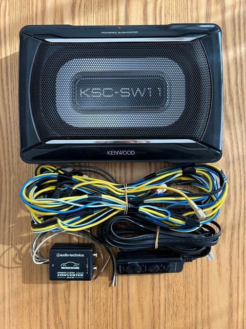 KENWOOD KSC-SW1 150W Compact Powered Enclosed Subwoofer JP EUR 150,28 ...