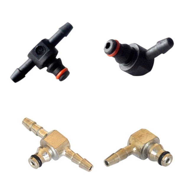 SET OF 5 Diesel Injector Tube Oil Return Connection Check Valves For ...