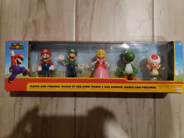JAKKS PACIFIC SUPER Mario Bros. Mario and Friends Multipack ...