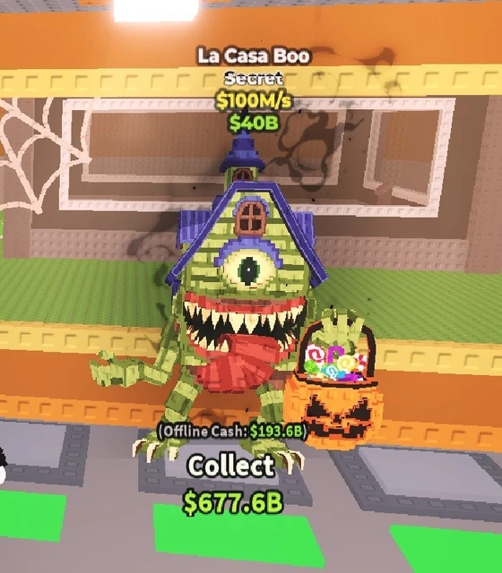 LA CASA BOO Steal A Brainrot Secret Roblox $39.00 - PicClick CA