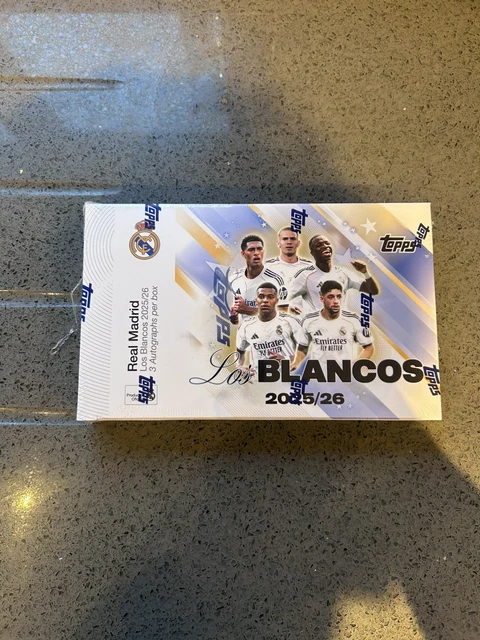TOPPS REAL MADRID Los Blancos 2025-26 Hobby Box - New Sealed 🔥 £506.50 ...