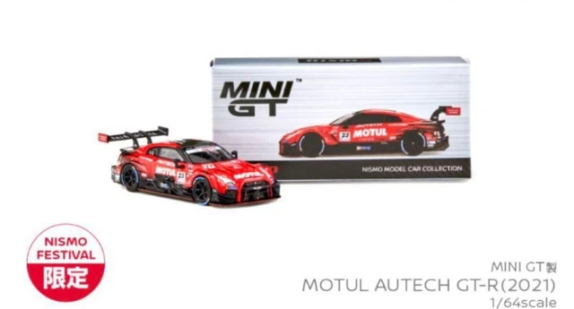 MINIGT NISSAN R35 Motul Autech GT-R GT500 2021 Super GT Nismo Festival ...