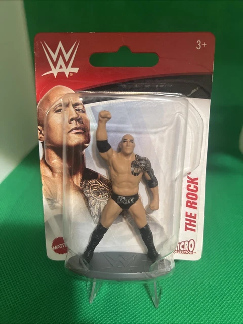 MATTEL WWE WRESTLING The Rock Micro Action Figure 3” New $2.00 - PicClick