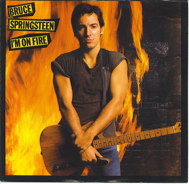 BRUCE SPRINGSTEEN I'M On Fire / Johnny Bye Bye 45 con manica ...