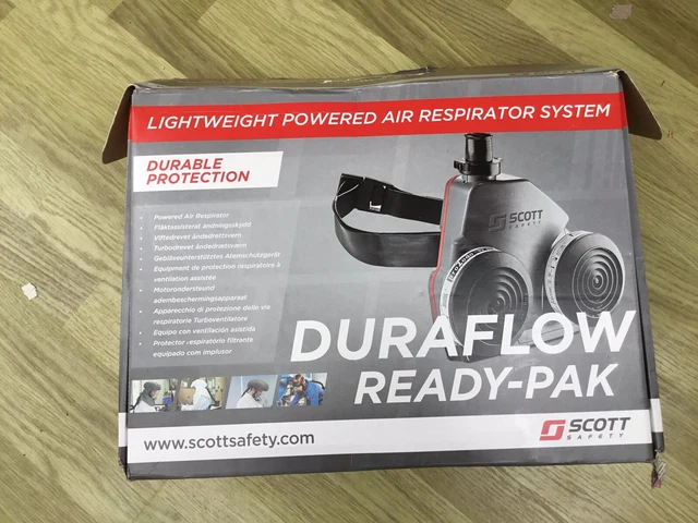 3M SCOTT SAFETY Duraflow air powered respirator Ready pack BRAND NEW £ ...
