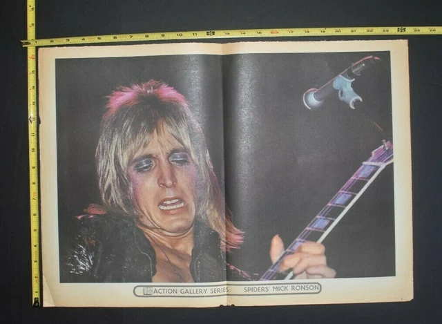 AFFICHE DOUBLE FACE Spiders Mick Ronson/Gladys Knight Vintage 1973 ...