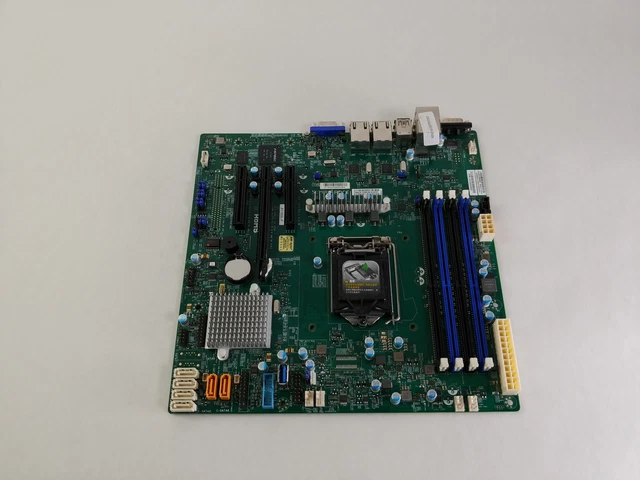 SUPERMICRO X11SSL-F INTEL LGA 1151 DDR4 SDRAM Desktop Motherboard £161. ...