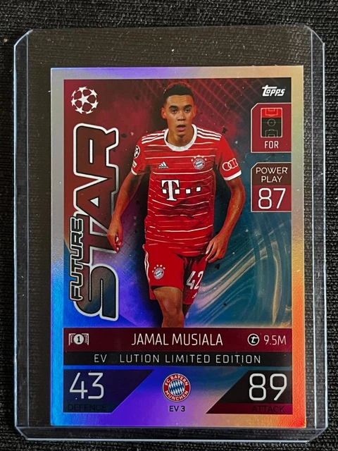 CARD TOPPS MATCH Attax Extra 2022/23 Evolution Limited Edition Musiala ...