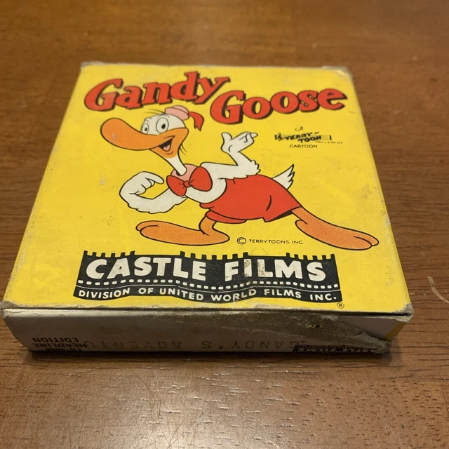 VINTAGE GANDY GOOSE Flies High Castle Films 16mm Reel #411 $9.99 - PicClick