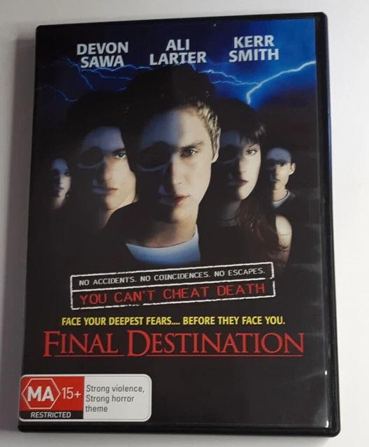 FINAL DESTINATION MOVIE PAL MA15+ DVD Region 4 VGC Ali Larter $4.99 ...