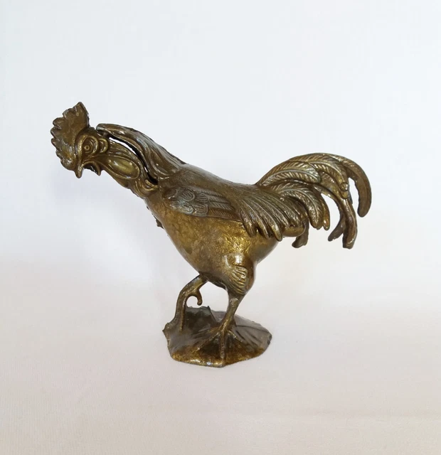 COQ CENDRIER EN métal - cendrier zoomorphe ancien EUR 25,00 - PicClick FR