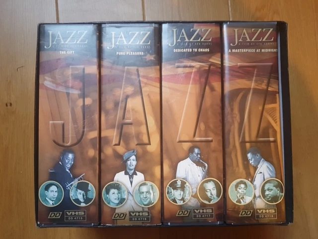 JAZZ KEN BURNS the Gift VHS Cassette Video box set History of Jazz ...