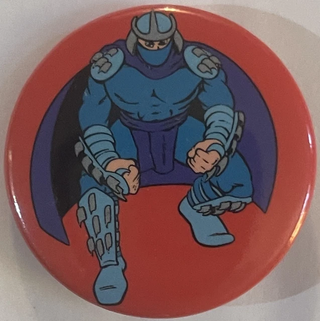 RARE VINTAGE TEENAGE Mutant Ninja Turtles Movie Pin, Shredder, 1990 ...
