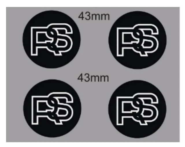 4 X FORD ESCORT Mk1 & Mk2 RS2000, Mexico, Wheel Centre Decals, Stickers ...