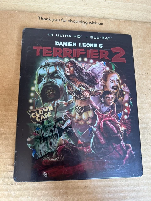 TERRIFIER 2 4K UHD Blu-ray Steelbook NEW & SEALED US Import Horror £44.99 - PicClick UK