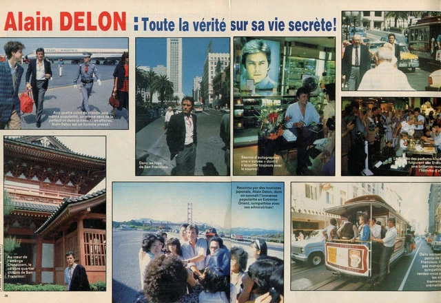 COUPURE DE PRESSE Clipping 1984 Alain Delon (4 pages) EUR 5,00 - PicClick FR