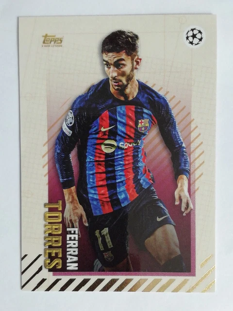 2022-23 TOPPS GOLD UEFA Champions League UCC - Ferran Torres - FC ...