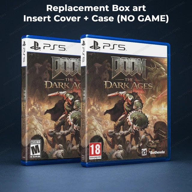 DOOM THE DARK Ages PS5 Replacement Box Art Case Insert Cover NO GAME £ ...