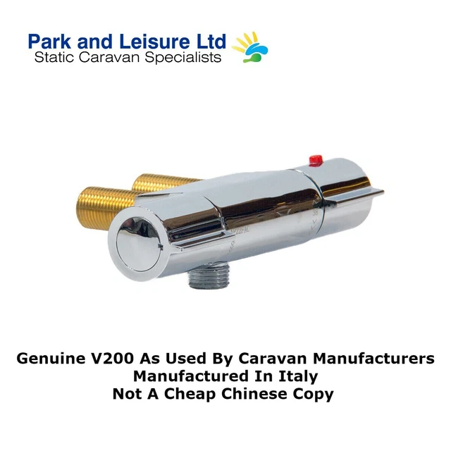 GENUINE V200 CARAVAN Thermostatic Shower Mixer Valve 45mm Centres £69. ...