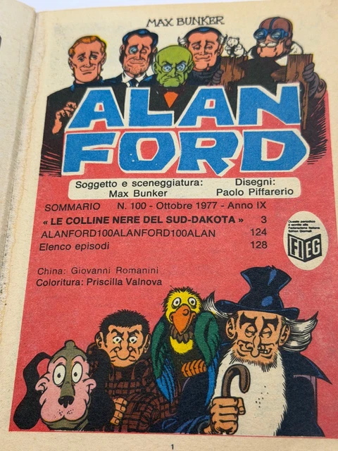 ALAN FORD MAX Bunker N 100 1977 Le colline Nere Sud Dakota EUR 12,90 ...