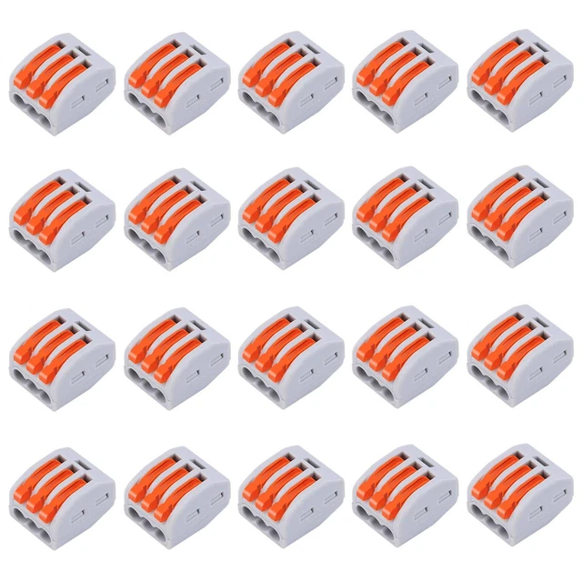 COMPACT WIRE WIRING Connector Universal Conductor Terminal Block 28-14 ...