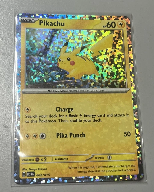 PIKACHU NEW 2025 McDonalds Happy Meal Holo Pokémon Dragon Discovery Card 002/015 £9.73 - PicClick UK