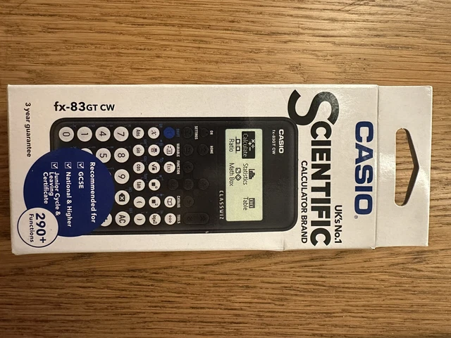 CASIO FX-85GT CW Scientific Calculator - Black (FX-85GTCW-W-UT) £11.11 ...