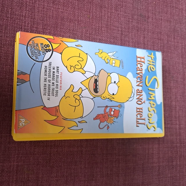 THE SIMPSONS HEAVEN And Hell (Animated) (VHS, 1998) £3.21 - PicClick UK
