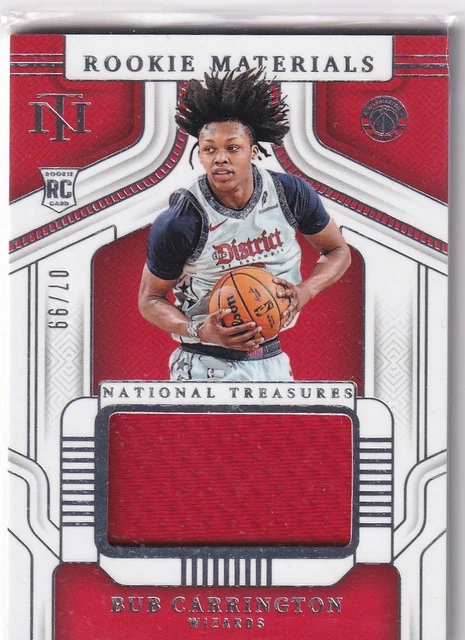 2024-25 PANINI NT NBA N º Rm-Bub Carrington Rookie Parche 7/99 EUR 15,55 - PicClick ES