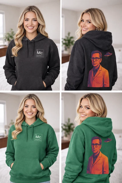 BOB LAZAR AREA 51 Retro UFO Element 115 Hoodie £40.99 - PicClick UK