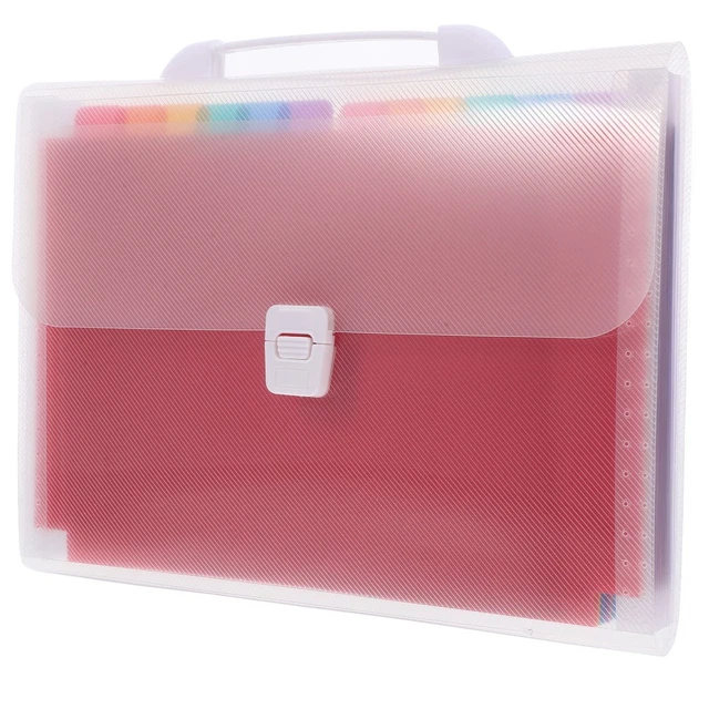 DISPLAY FOLDER MULTI-LAYER File Bag Documents Organizer Organiser $28. ...